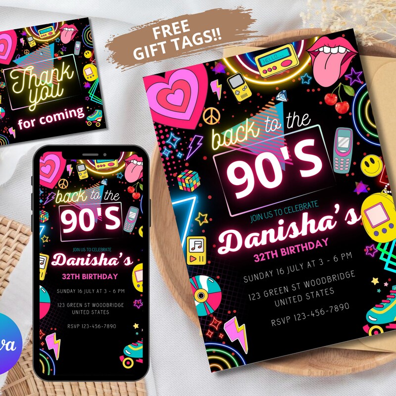90s Birthday Party - Etsy
