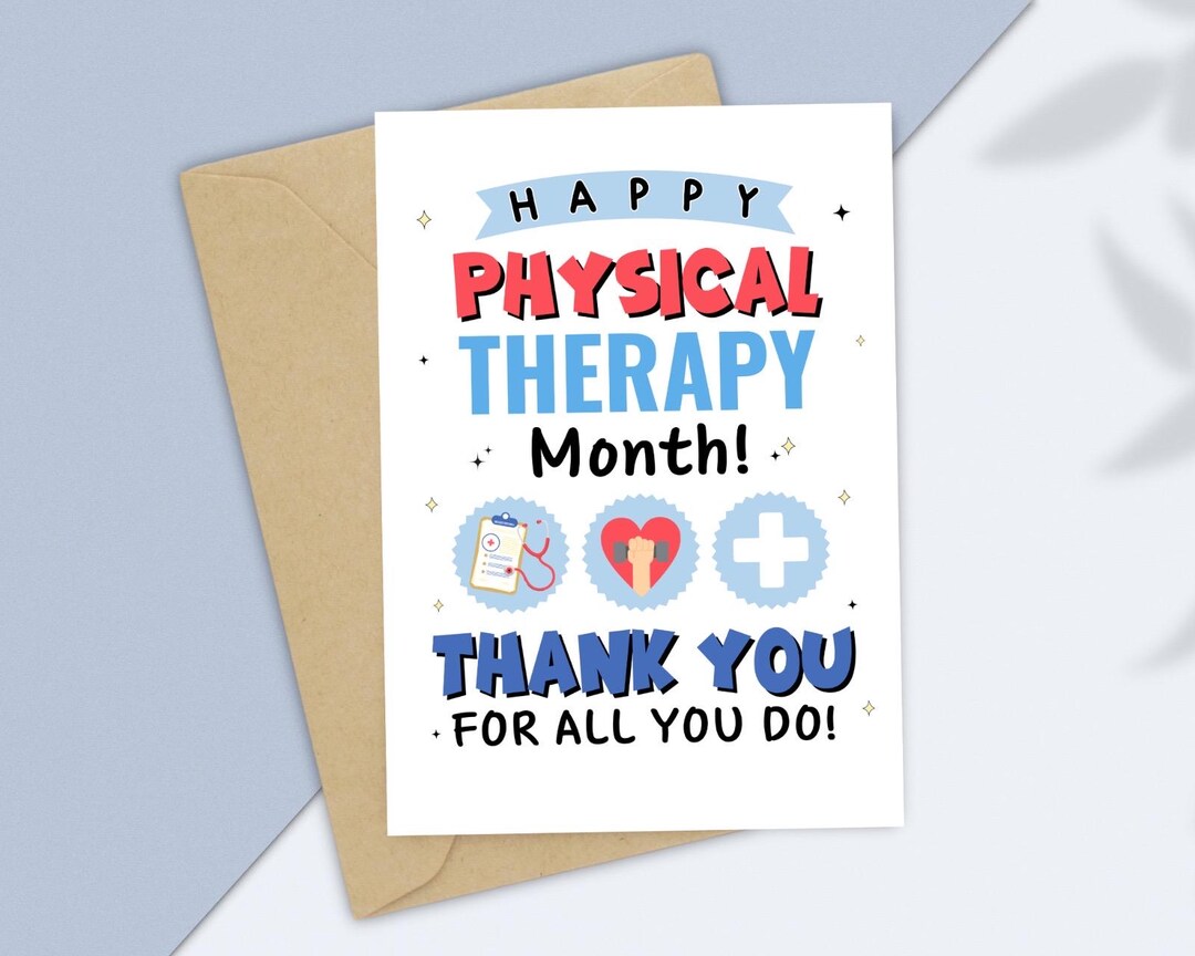 National Physical Therapy Month Sign Printable, Physical Therapists ...