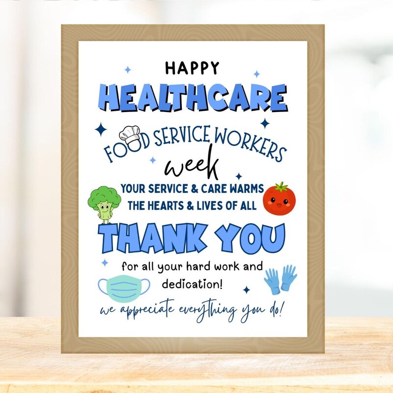 Food Service Worker Week Banner - Etsy