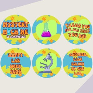Lab Week 2025 Cupcake Toppers: Medical Lab Theme (digital Download) - Etsy