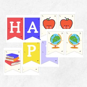 100 Days of School Banner: Classroom Decor (printable Editable PDF) - Etsy