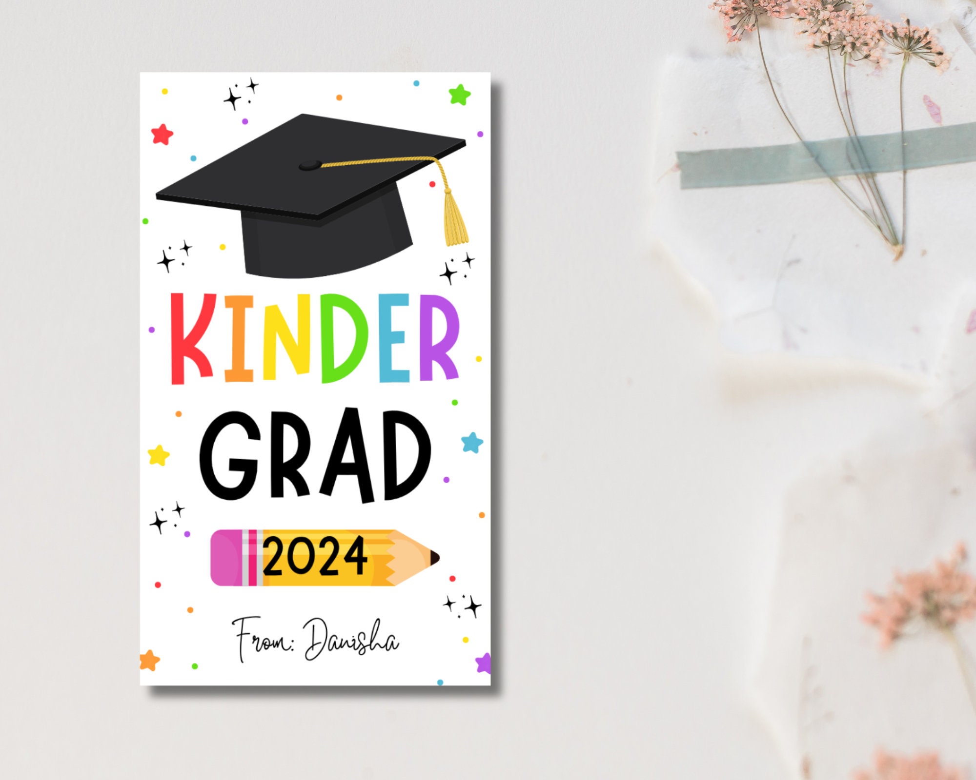 PRE-K Graduation Tags, Congratulations PRE-K Graduation Gift Tags, Pre ...
