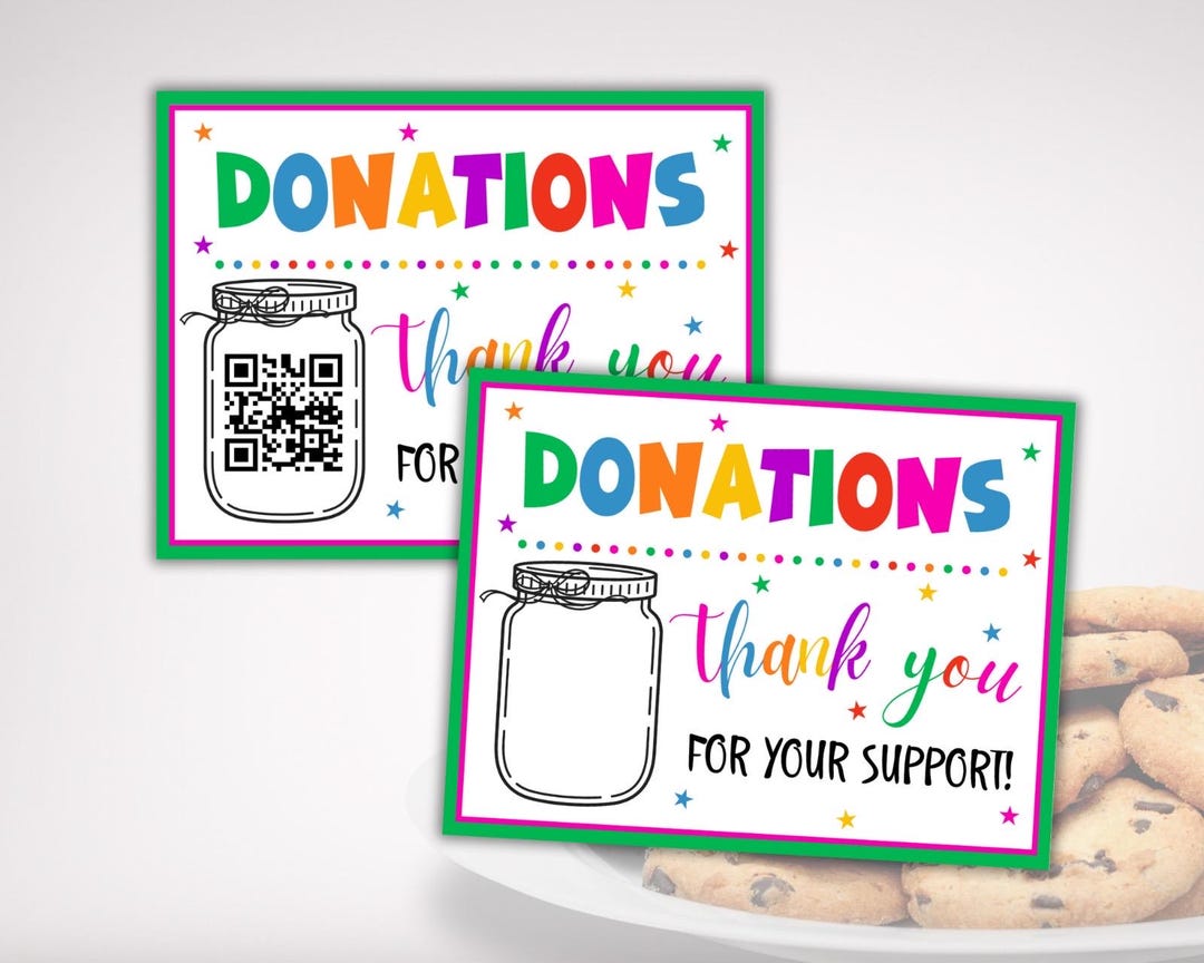 Donations Sign, Donate Cookies Military Troops, Children's Hospital ...