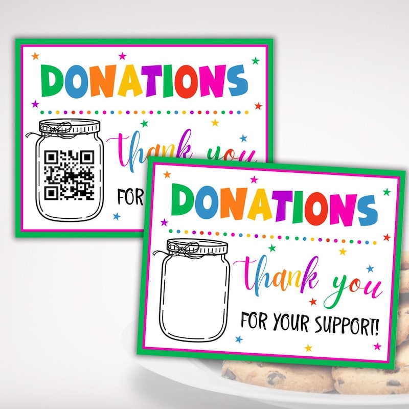 Donation Signs - Etsy