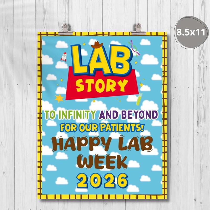 Toy Story Printable Lab Theme - Etsy