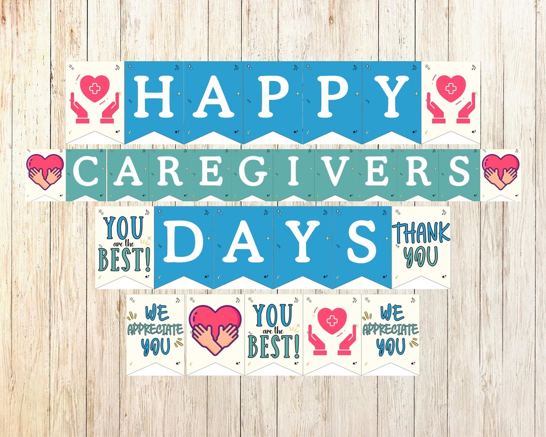 Caregivers Day Banner Printable Caregivers Day Sign, Caregivers Day ...
