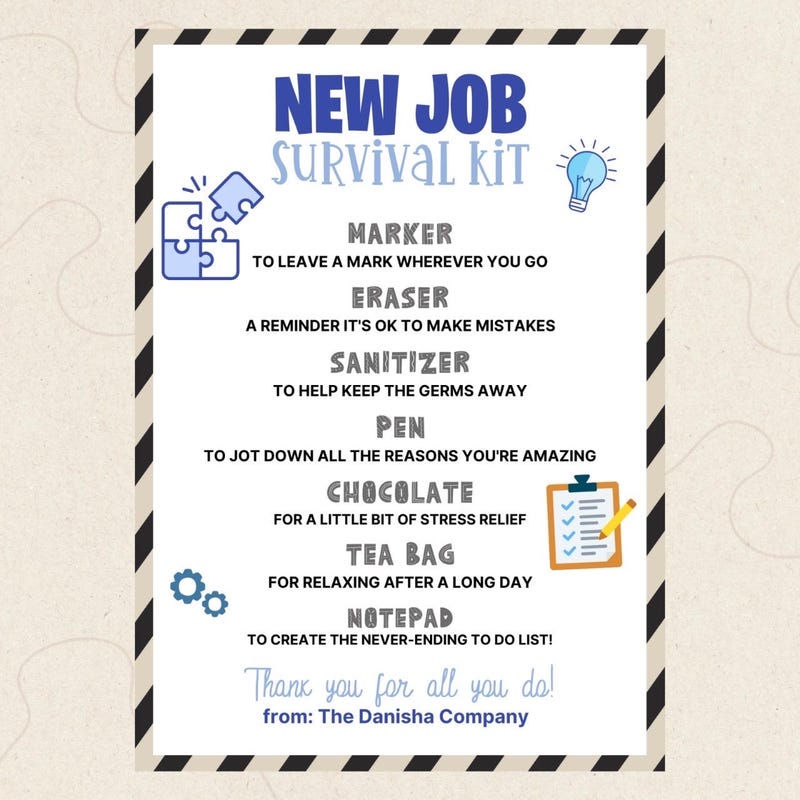 Work Survival Kit - Etsy