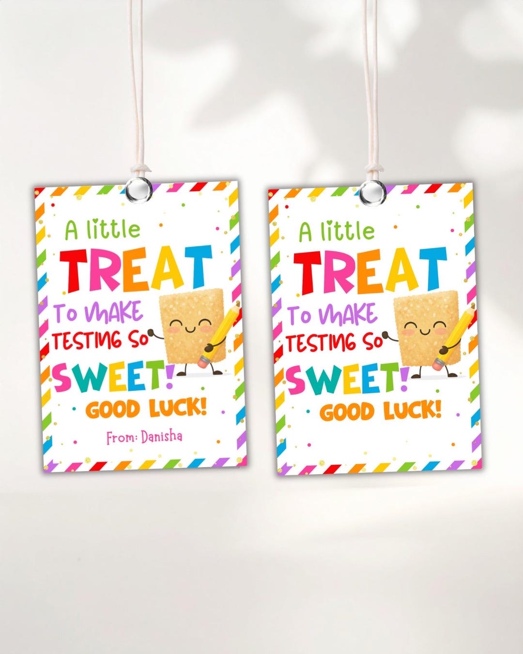 Crispy Rice Treats Good Luck Gift Marshmallow Krispy Test Finals School ...