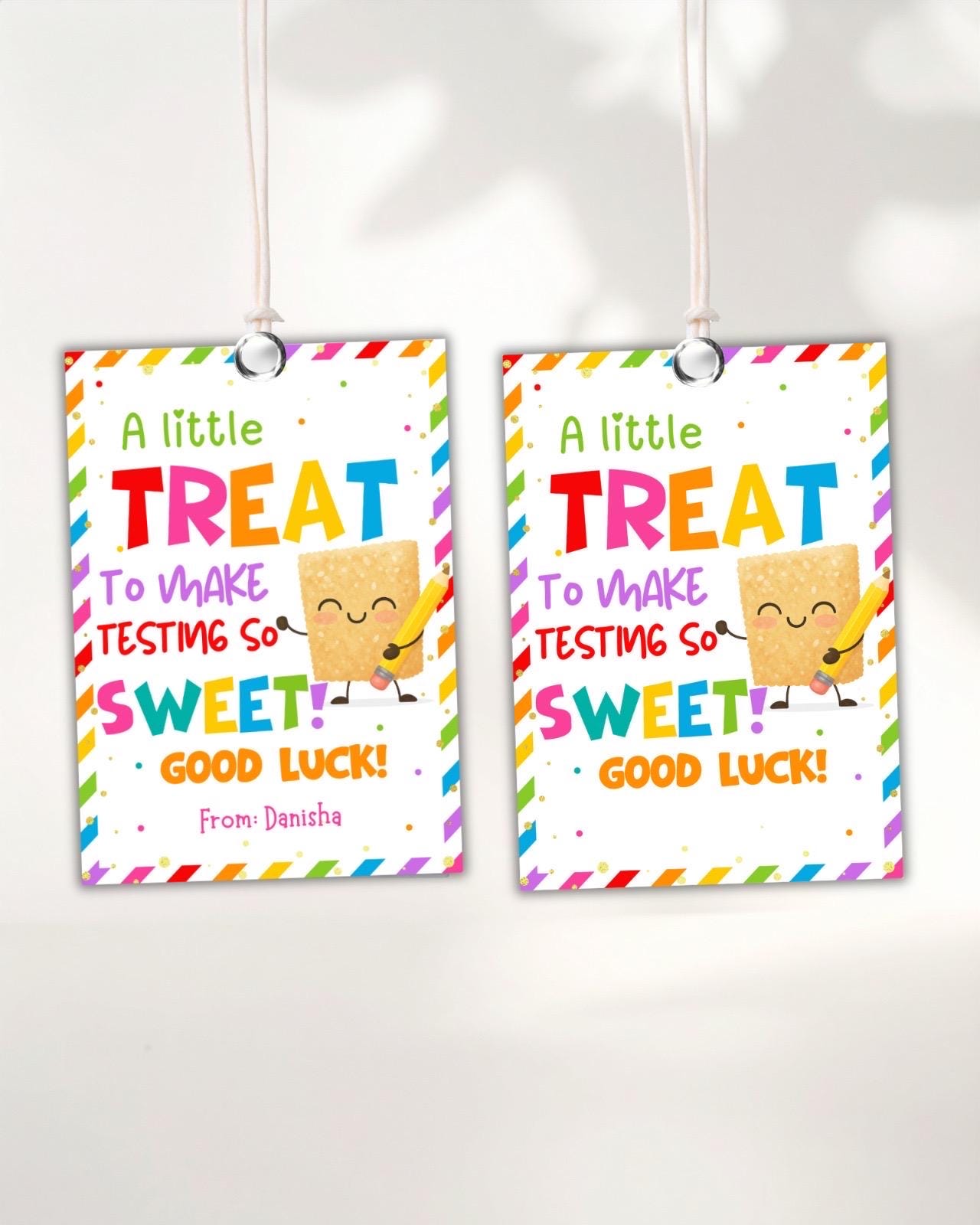 Crispy Rice Treats Good Luck Gift Marshmallow Krispy Test Finals School ...
