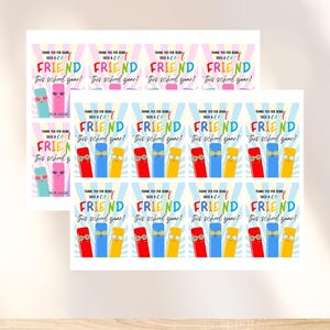 Freeze Pop Ice Popsicle Gift Tags Cool Friend End of School Year Gifts ...