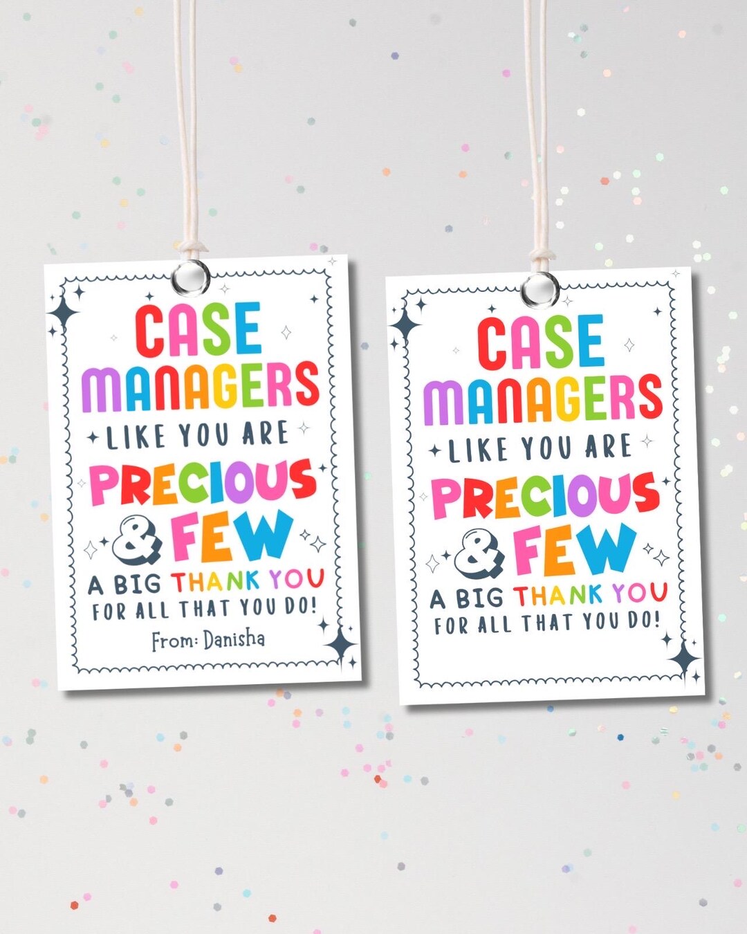 Happy Case Management Week Gift Tags Printable, Case Management Week ...