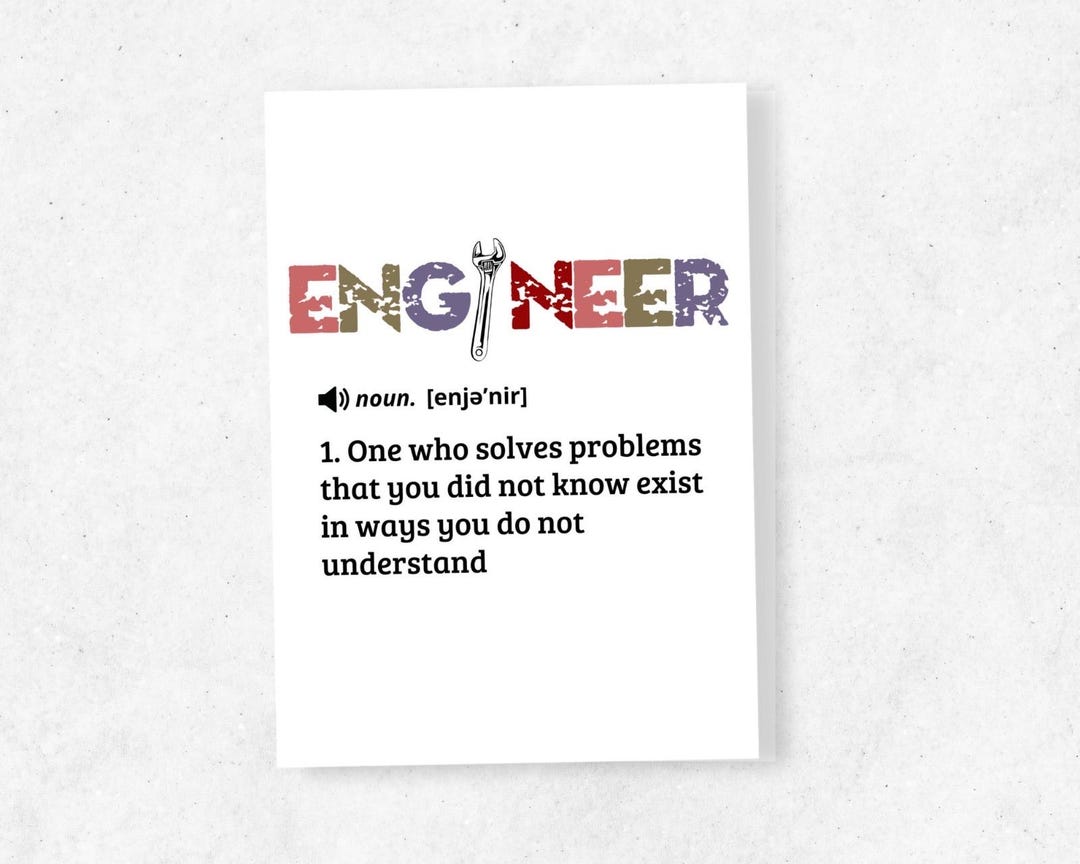 Engineers Week Card Printable, Engineers Week Card, Engineer Week Card ...