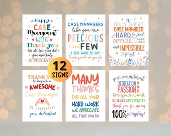 Case Management Week Tag Printable / Case Management Week Thank You ...