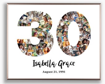30 Photo Collage | Etsy