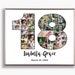 18th Birthday Photo Collage, Number 18 Pictures Collage, Anniversary ...