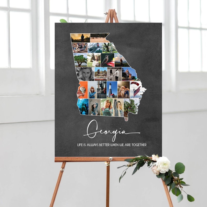 State Photo Collage - Etsy
