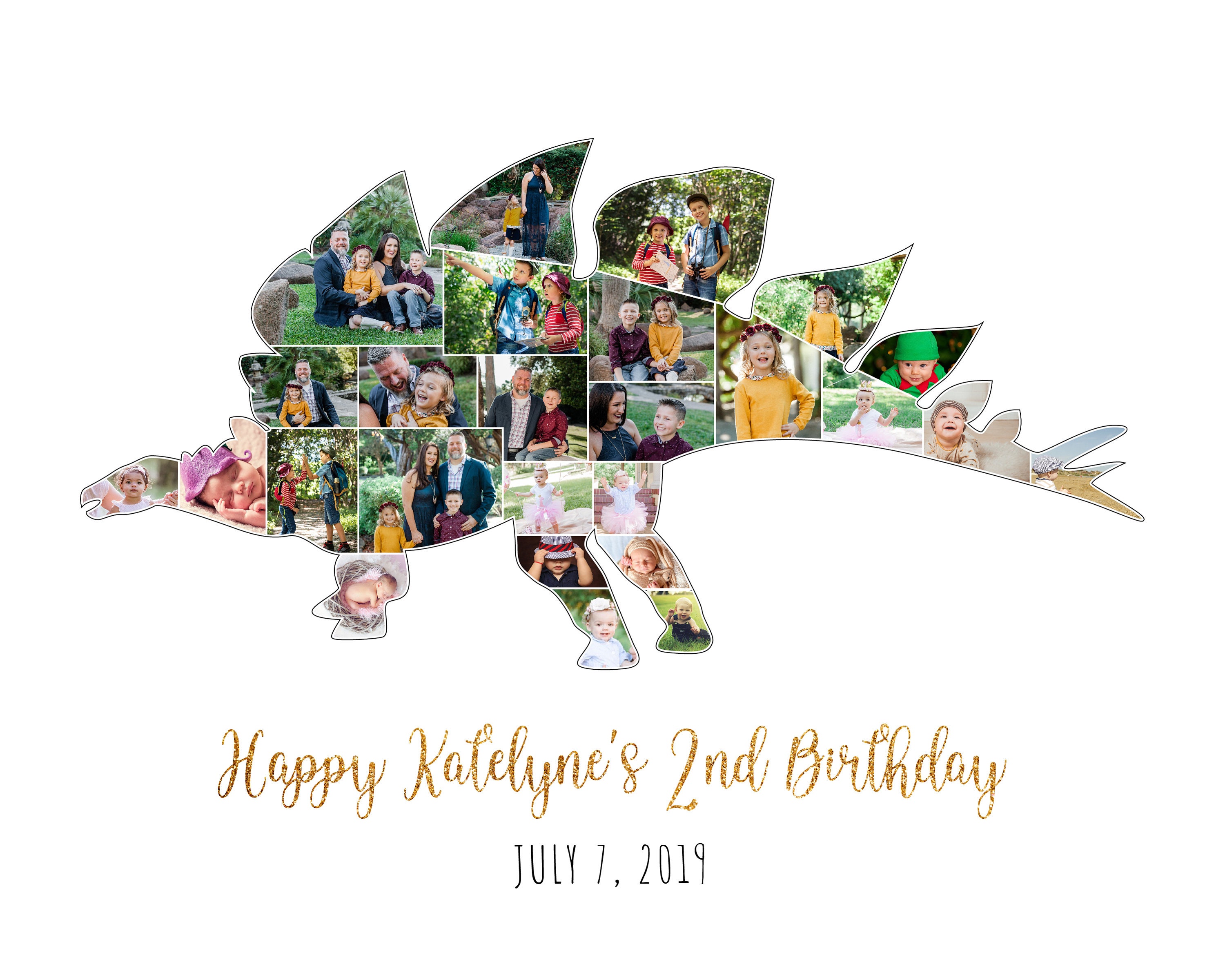 Dinosaur Picture Collage Dinosaur Photo Collage Dinosaur - Etsy