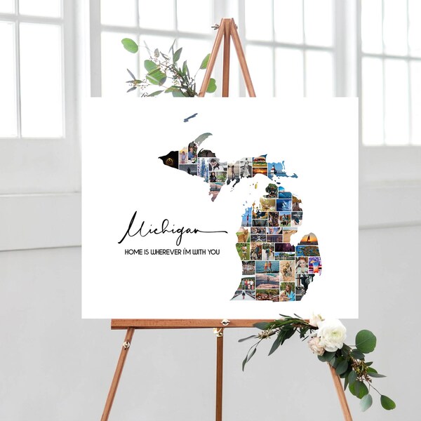 State Photo Collage - Etsy