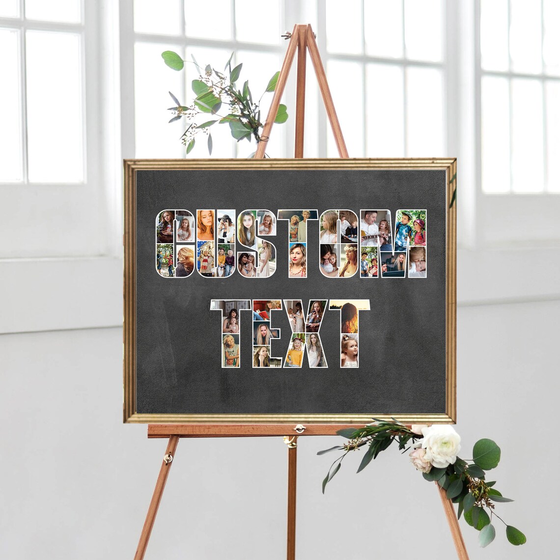Custom Photo Collage Personalized Word Pictures Collage - Etsy