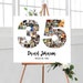 Number 35 Photo Collage, Custom 35th Birthday Pictures Collage, 35th ...