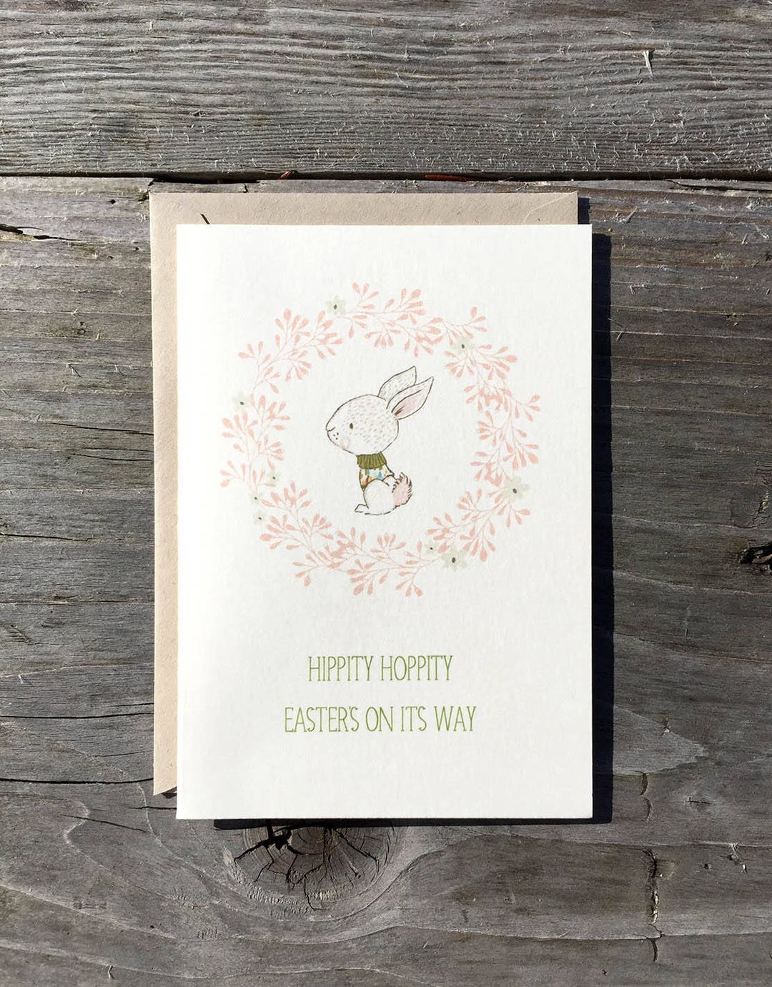 Easter Card Set | Hippity Hoppity - Set of 8 - Etsy