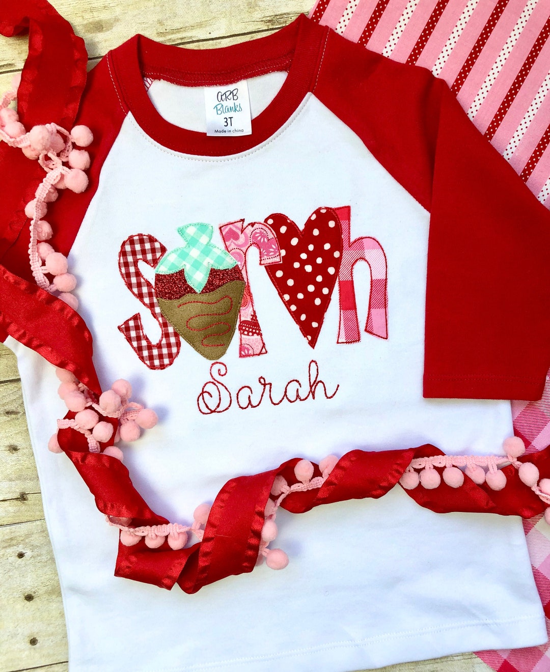 Personalized Valentines Day Shirt, Girl Valentines Day Clothes ...