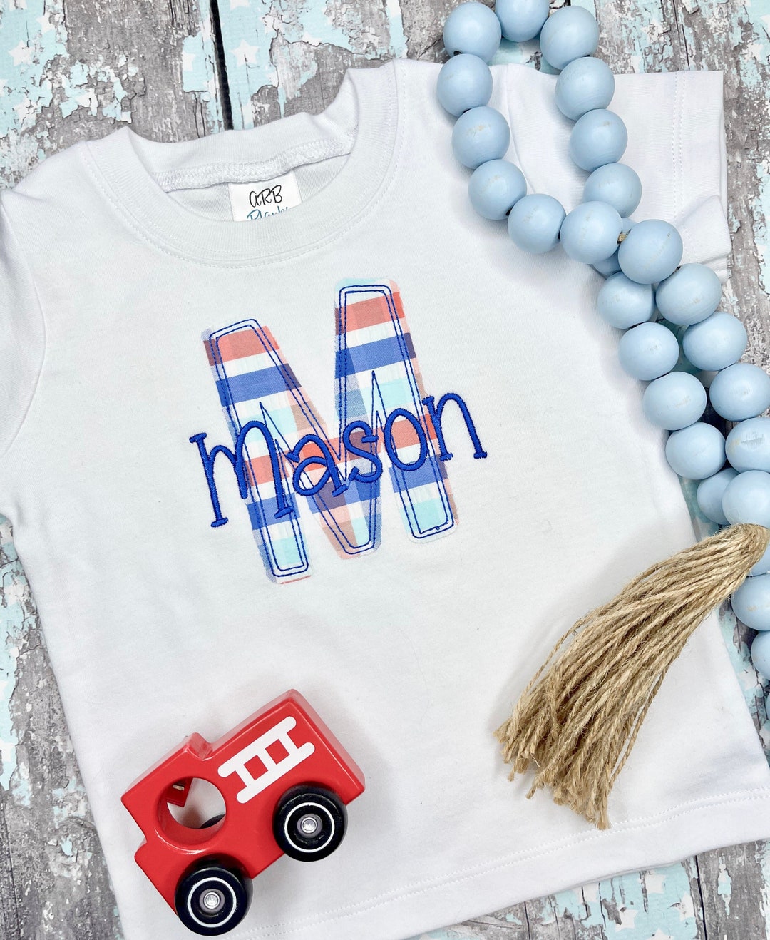 Boy Monogrammed Shirt, Personalized Boy T-shirt, Personalized Baby Boy ...