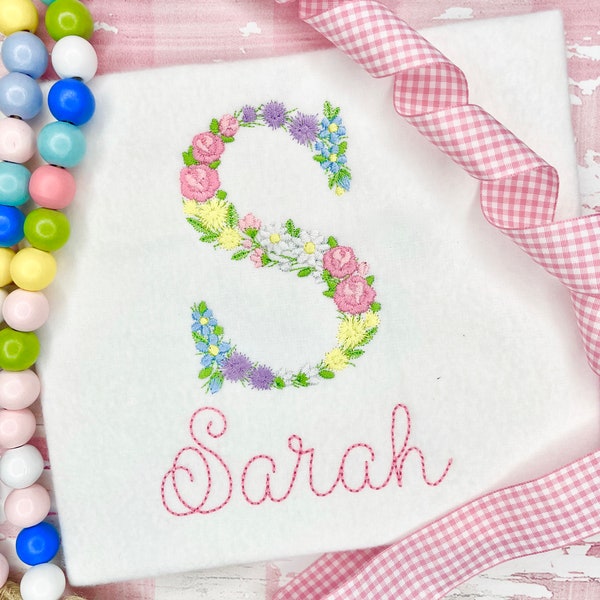 Floral Monogram - Etsy