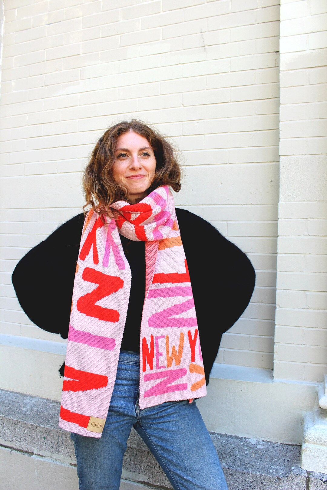 New York NY Scarf - NYC Cozy Merino Wool - NY Gifts - Made in New York ...