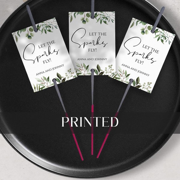 Wedding Sparkler Tag - Etsy