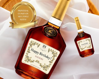Cognac Labels Personalized Liquor Bottle Labels for Groomsmen Proposal ...