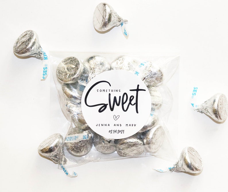 Set of 12 Wedding Stickers / Sweet and Salty Stickers / Treat - Etsy