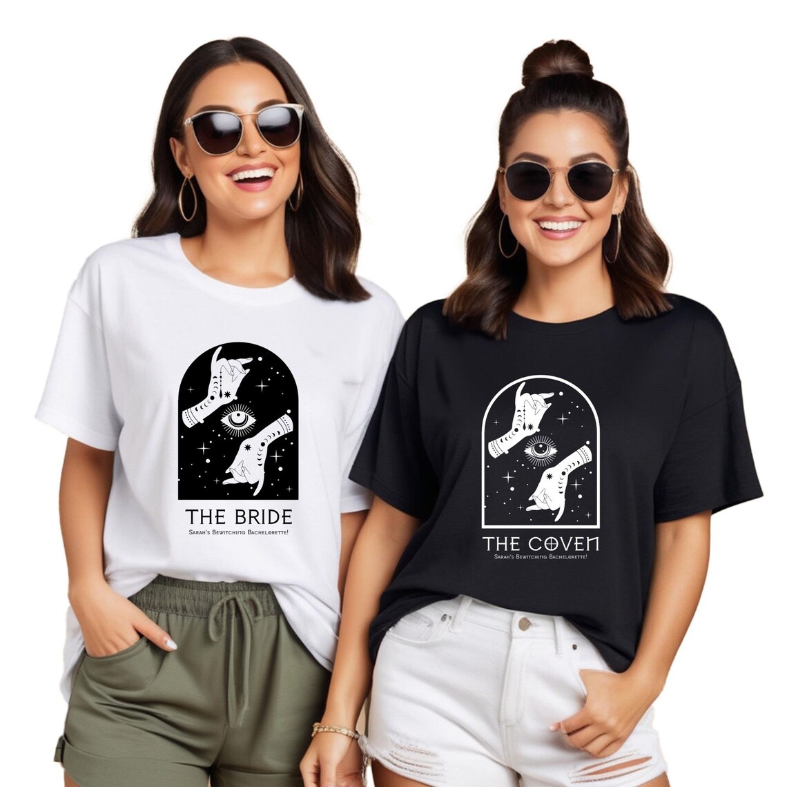 The Bride and the Coven Shirts | Custom Bachelorette Party T-shirts ...