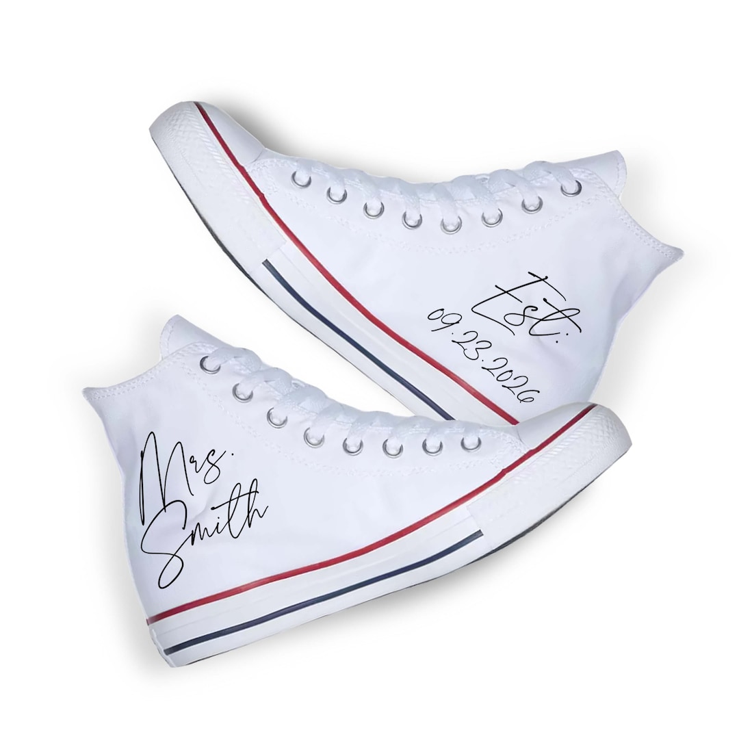 Personalized Wedding Shoe Iron-on Decals | Personalized Decals | Custom ...