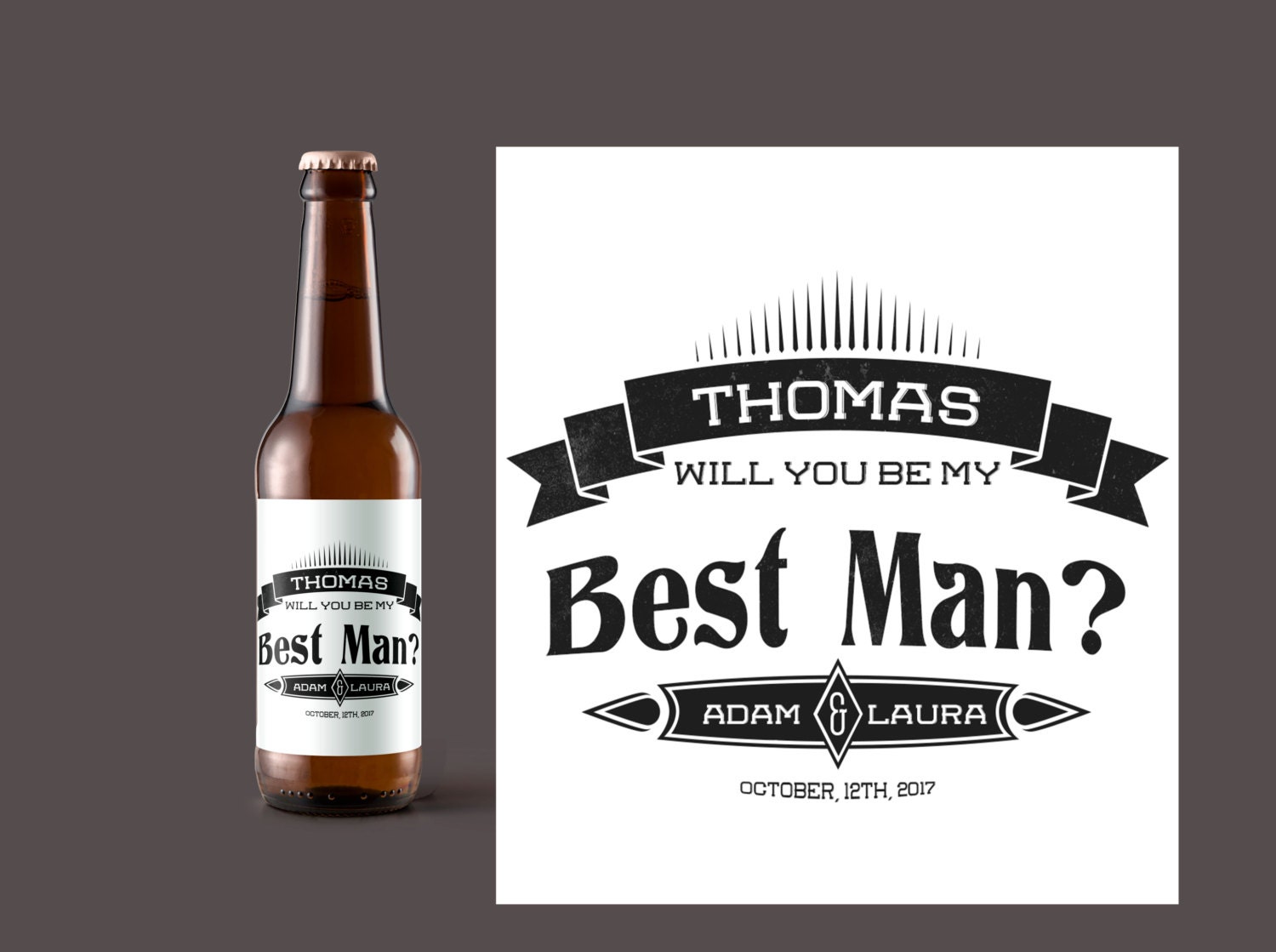 Custom Wine Label/ Custom Beer Label/ Custom Wedding Sticker/ | Etsy