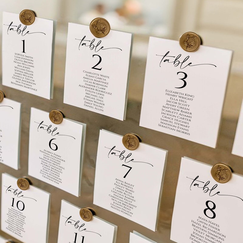 Golf Table Numbers - Etsy