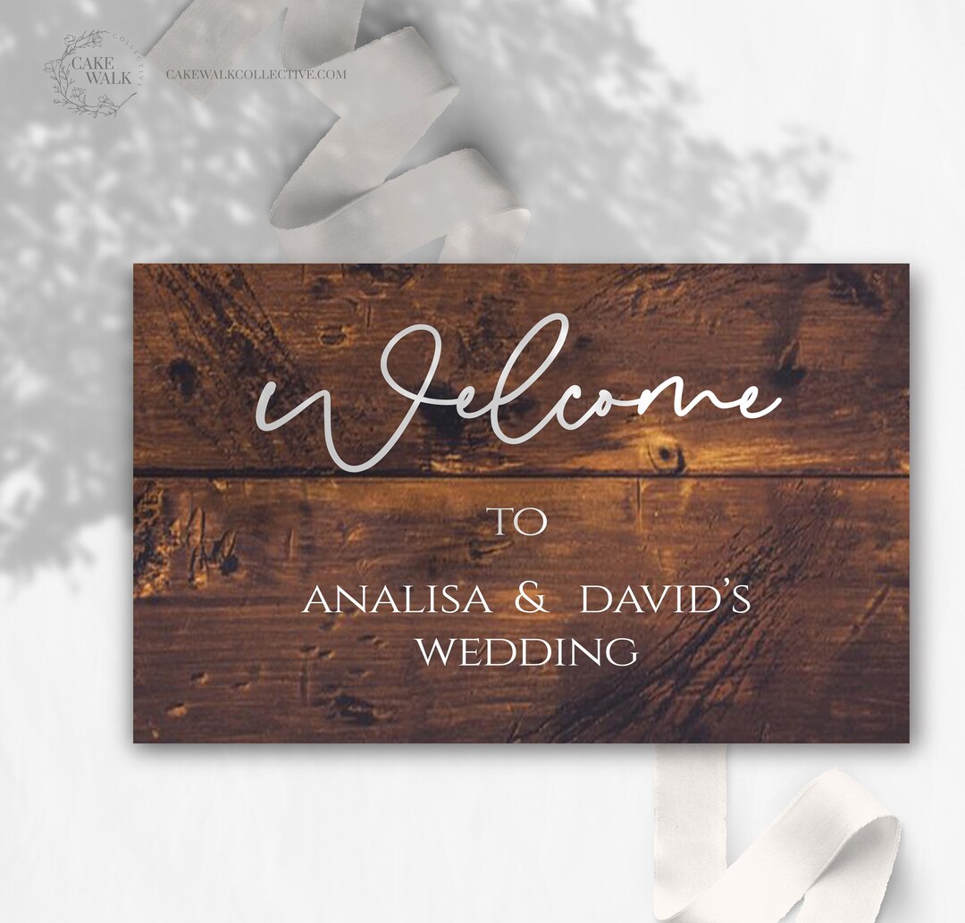 Wedding Sign Decals | Wedding Greeting Sign | Welcome Sign | Decals for ...