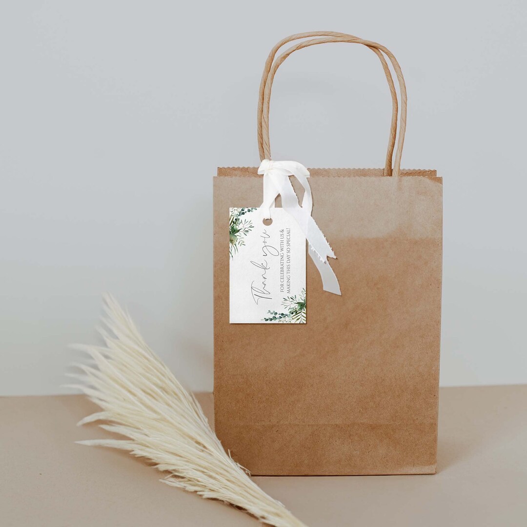 Set of 25 Gift Tags Favor Tags Thank You Tags Wedding Tags Welcome Tag ...