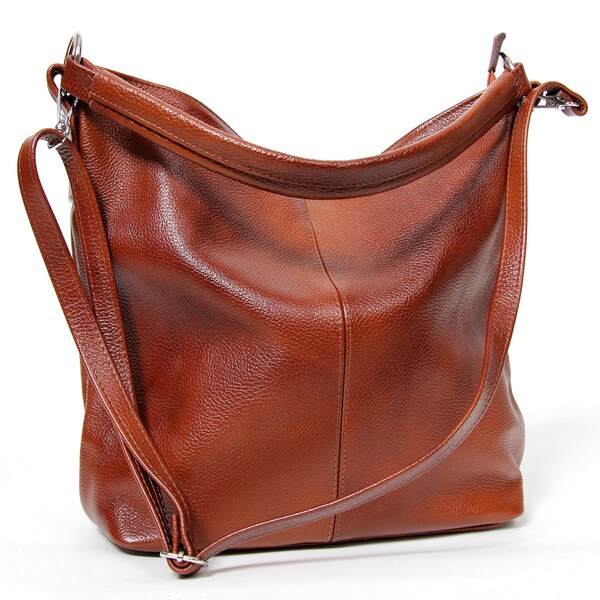 Brown Leather Bag - Etsy