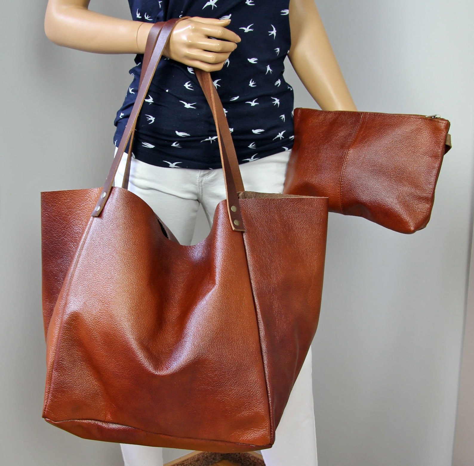Brown Everyday Tote Bag for Women - Etsy