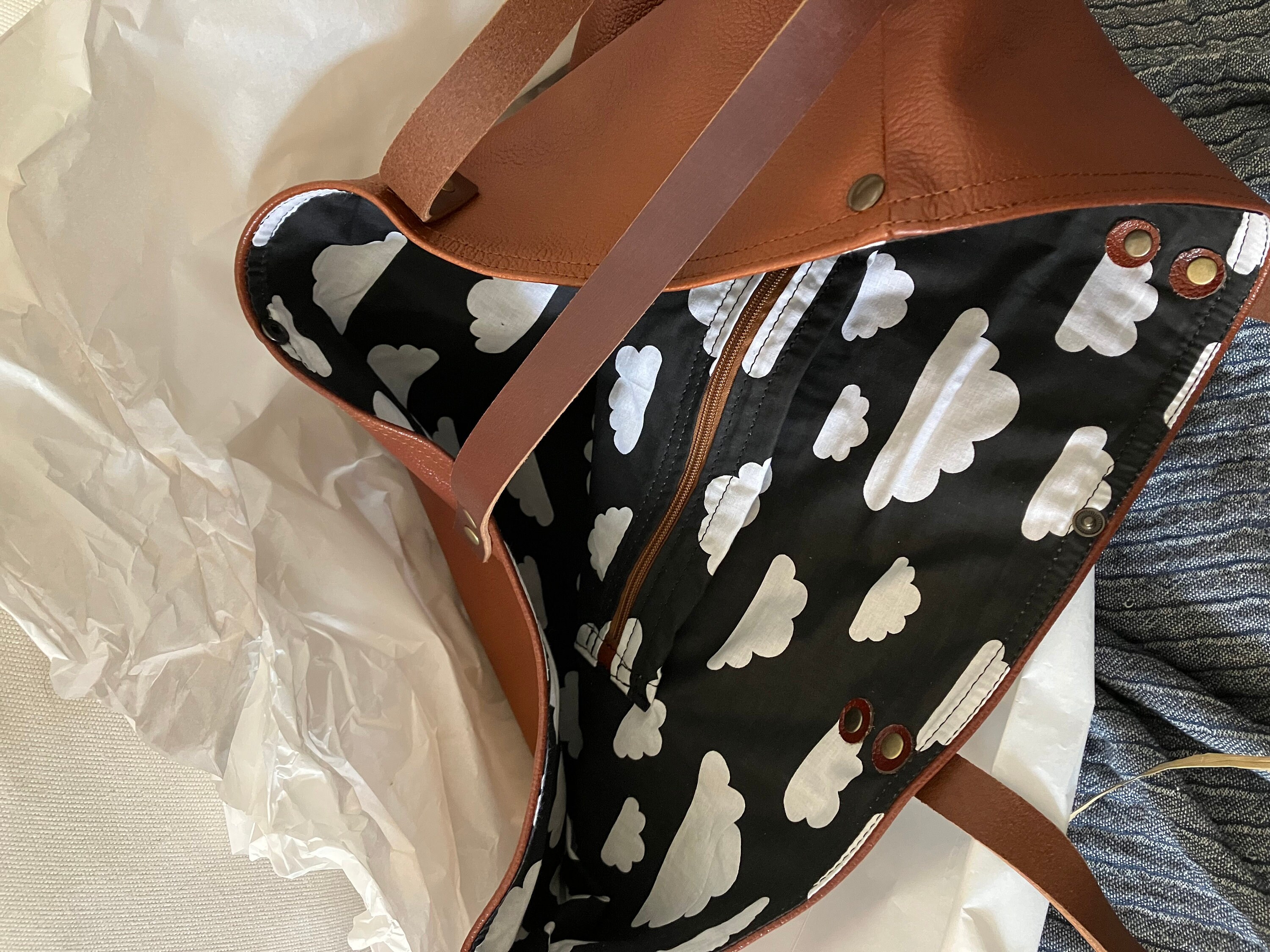 Limited Edition Leather Shopping Bag Everyday Shopper Bag - Etsy