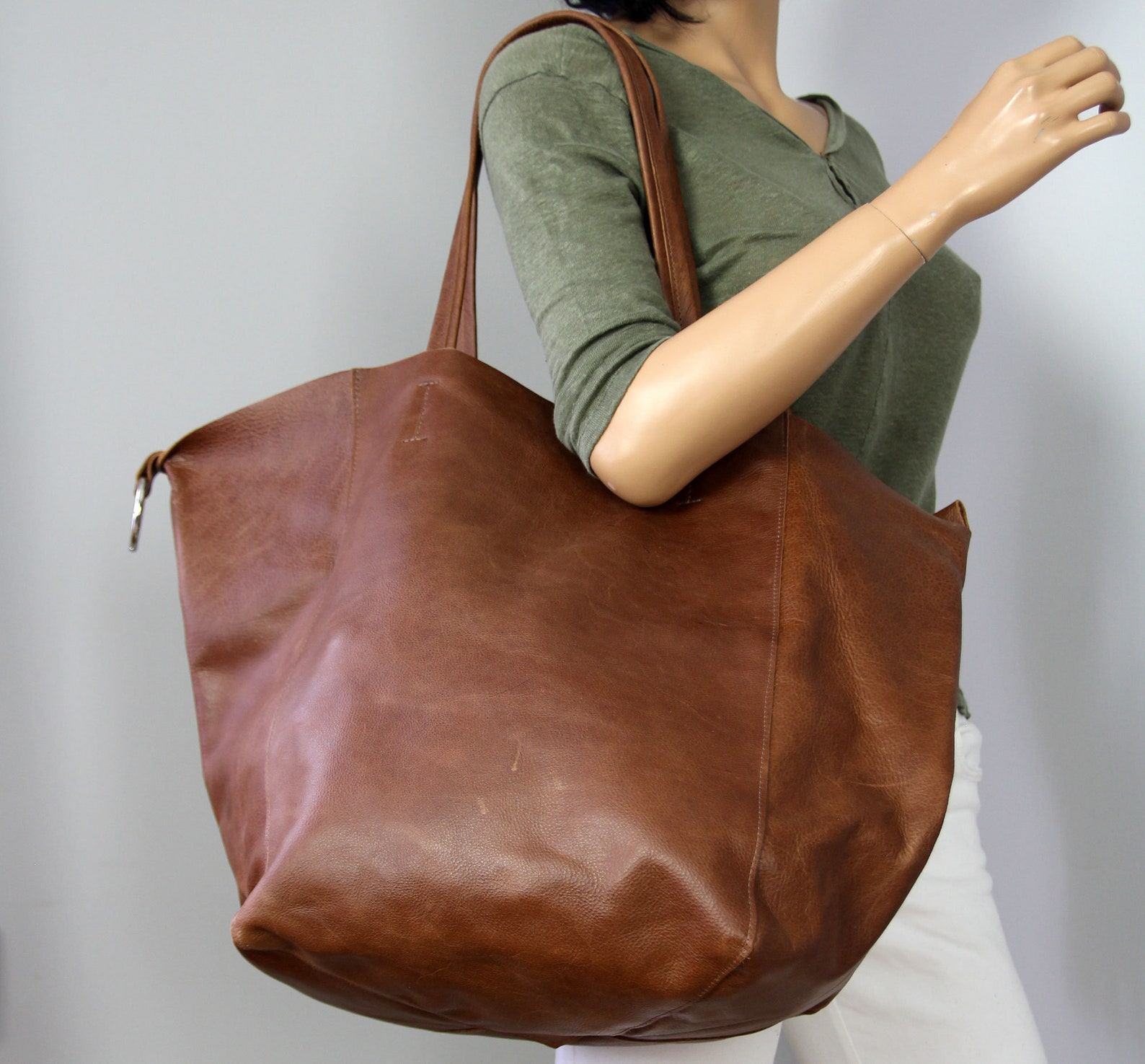 Brown Very Large Bag 24x 16 Large Distressed - Etsy