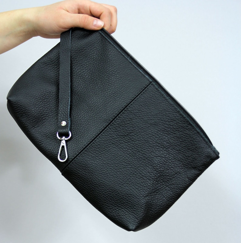 New Extra Large Work Tote Bag Leather Black Shopper Bag - Etsy