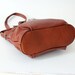 Cognac Leather Shoulder Bag, Small Crossbody Leather Bag, Brown Leather ...