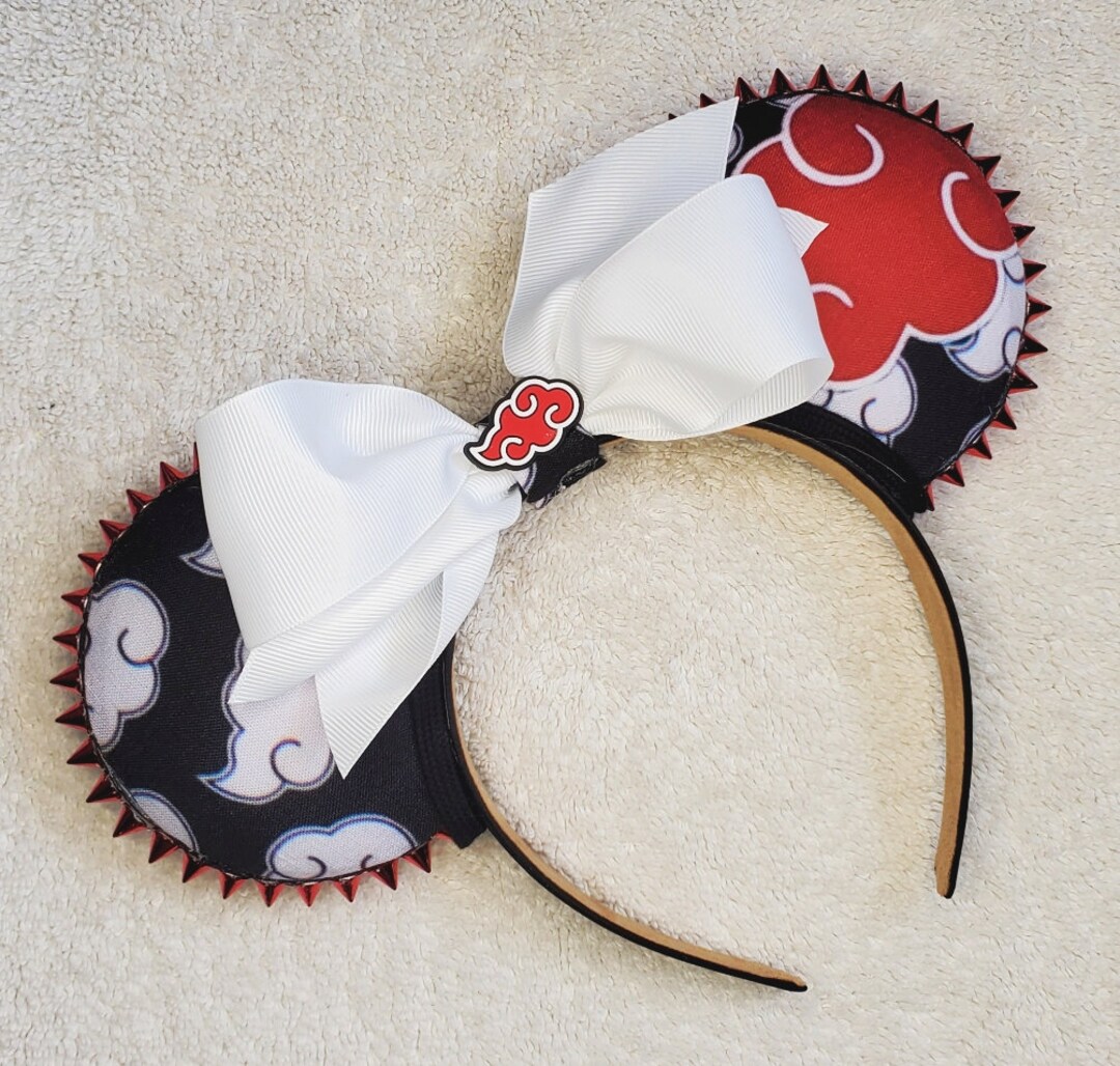 Akatsuki Naruto Villain Anime Mouse Ears Mickey Ears Disney Ears Gift ...