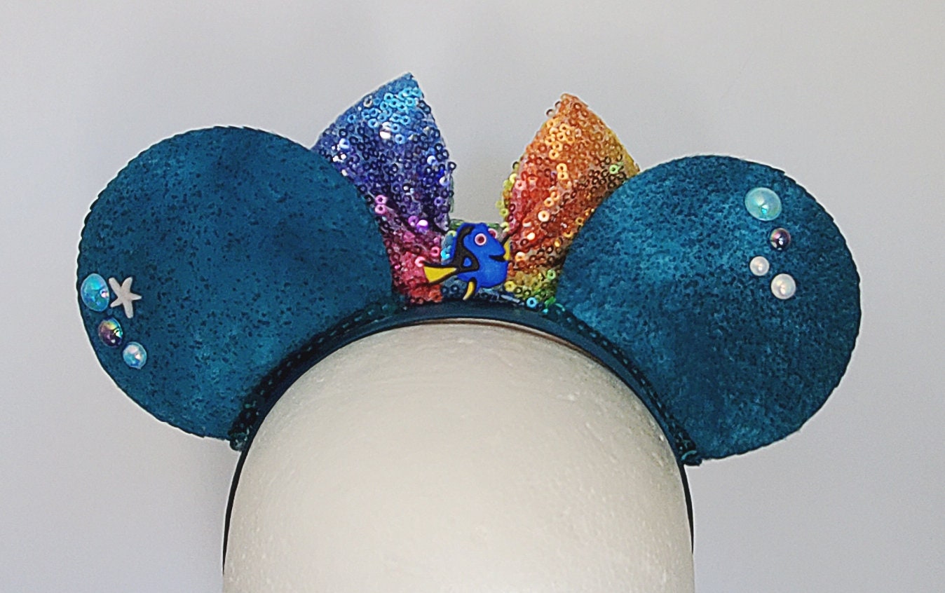 Finding Nemo Mouse Ears Dory Mouse Ears Disney Gift for Her Mickey Ears ...