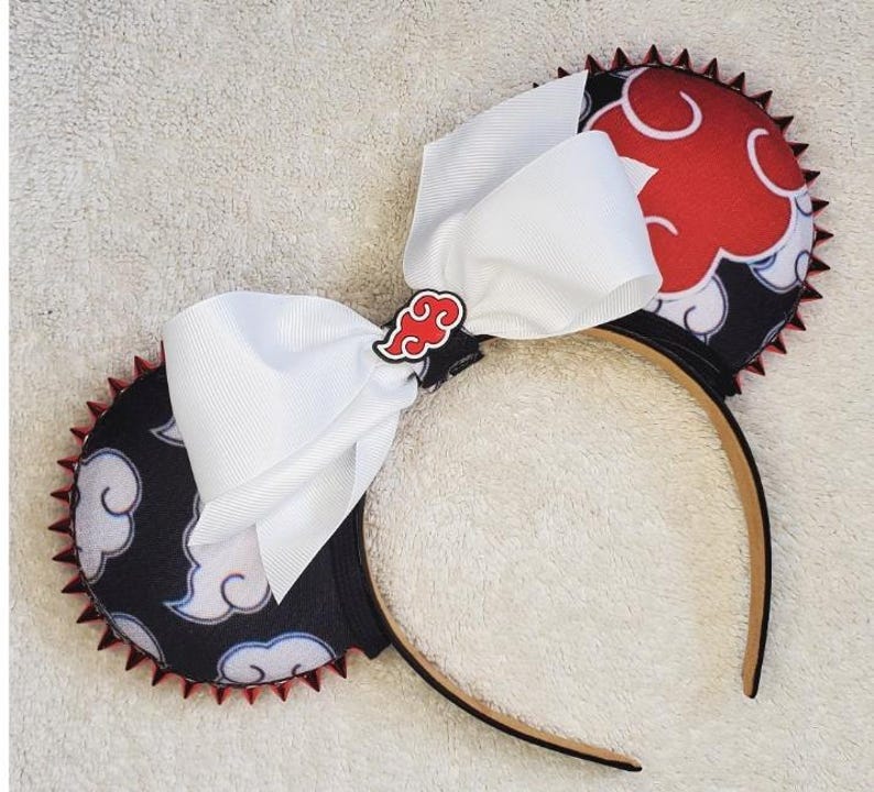 Akatsuki Anime Mouse Ears Naruto Villain Mickey Ears Loungefly ...