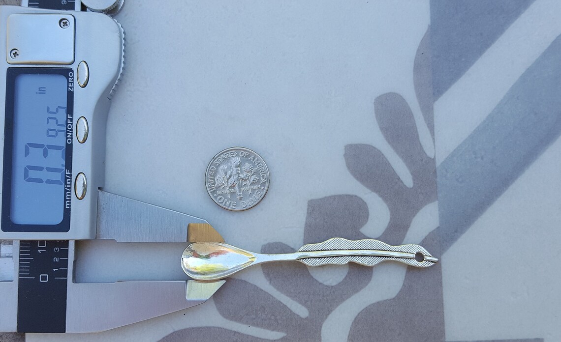 Mini Apothecary Spoon , Small Herb Spoon , Tool for Altars , Ritual ...