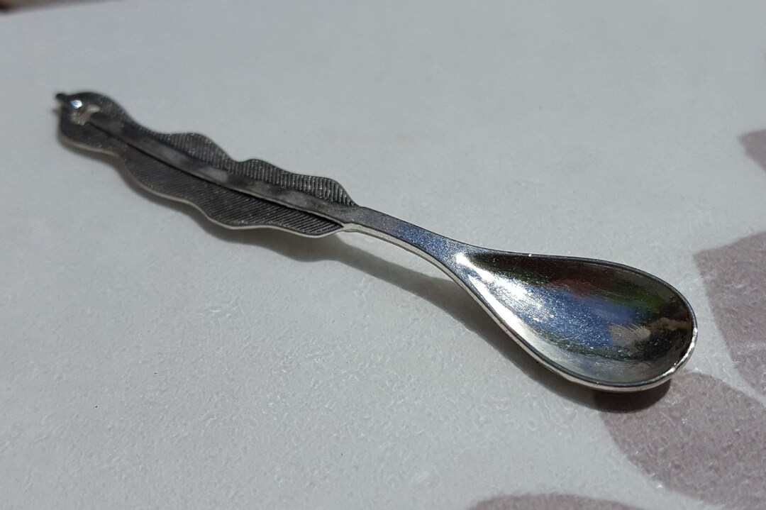 Mini Apothecary Spoon , Small Herb Spoon , Tool for Altars , Ritual ...