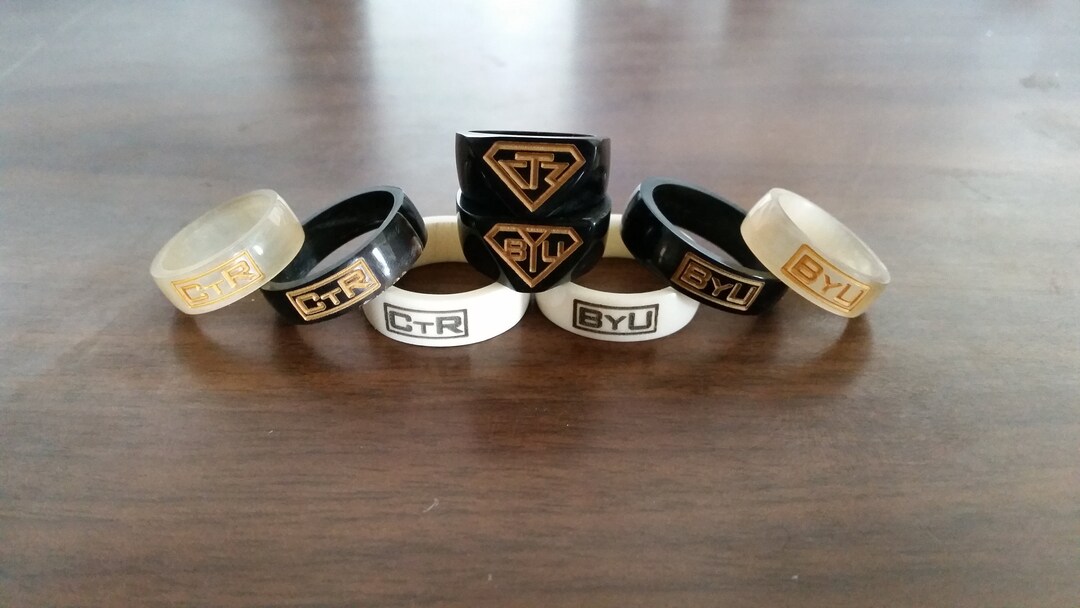 CTR & BYU Rings - Etsy